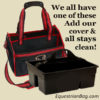 Tote Box Cover - Tuck-m-In Equestrian Bag Company